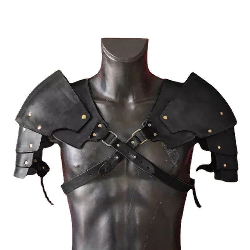 Stage Performance Retro Medieval Nordic Knight COSPLAY Armor Shoulder ...